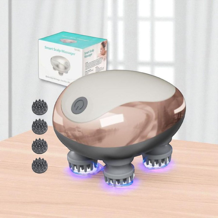 Priyomarket.com - Electric Scalp Massager with LED Light Waterproof ...