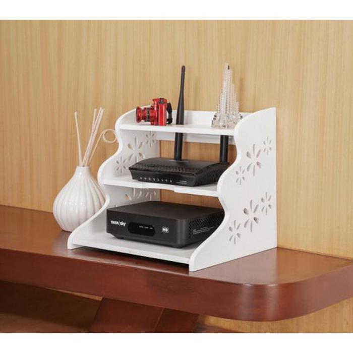 DJK Shop - Chinese Stylist Wifi Router Storage Rack Wall Mount System